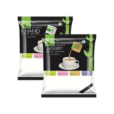 Bebe Jaggery Powder & Khand Sachets|Shakker|Healthy Sugar 150g each ...